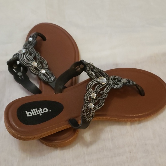 bill | Shoes | Billito Black Sandals | Poshmark